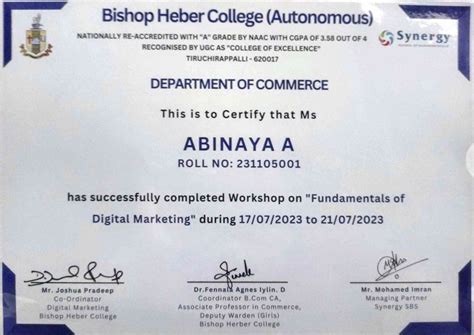 Abinaya Arumugam On Linkedin Im Excited To Share That I Recently