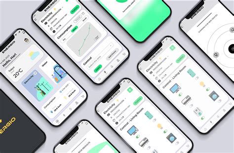 ENERGIO Energy Management UI UX Case Study Behance