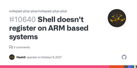 Shell Doesnt Register On Arm Based Systems · Issue 10640 · Notepad Plus Plusnotepad Plus Plus