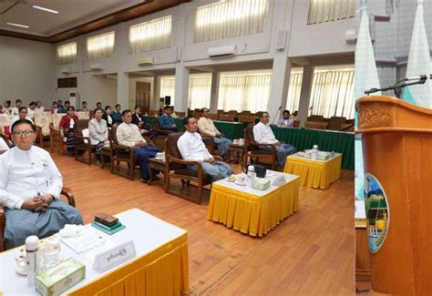 ပြည်ထောင်စုဝန်ကြီး ဒေါက်တာသက်သက်ခိုင် ဟိုတယ်ဆိုင်ရာ ဝန်ဆောင်မှုသင်တန်း ၃ မျိုး ဖွင့်ပွဲနှင့