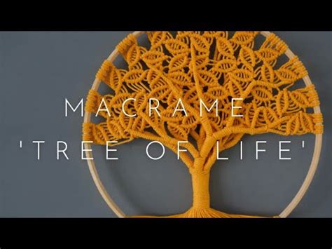 Pt 1 Come And Make With Me Macrame Tree Of Life Artofit