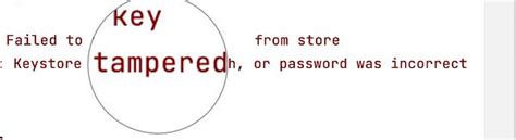 Akash Jha On Linkedin Keystore Was Tampered With Or Password Was Incorrect