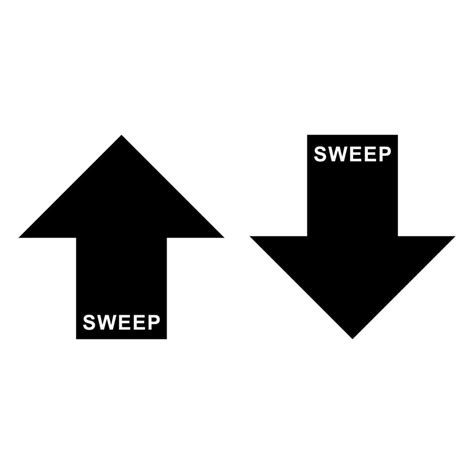 Up And Down Sweep Vector Design 15122297 Vector Art At Vecteezy