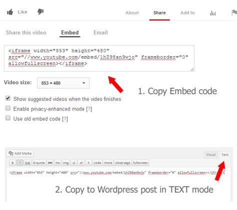 How To Add Youtube Videos To Wordpress