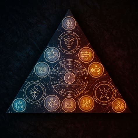 Design Mystical Symbols Stock Illustrations 18133 Design Mystical