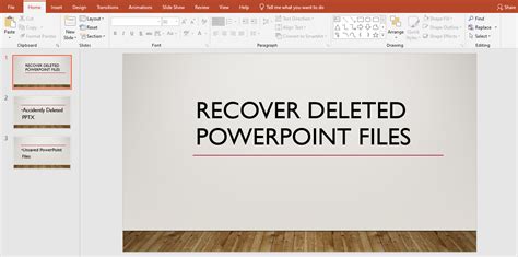 How To Recover Deleted PowerPoint Files High Rated Techniques