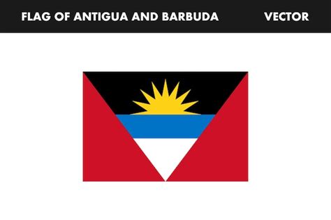 Flagge von antigua und barbuda flagge von antigua und barbuda ...