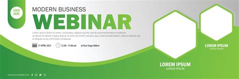 Webinar Business With Green Background 22981857 Vector Art At Vecteezy