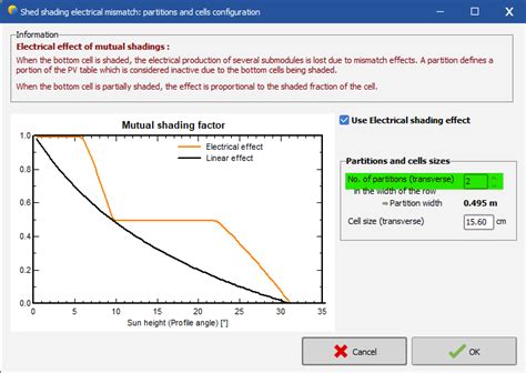 Partition In Strings Of Modules Pvsyst Documentation