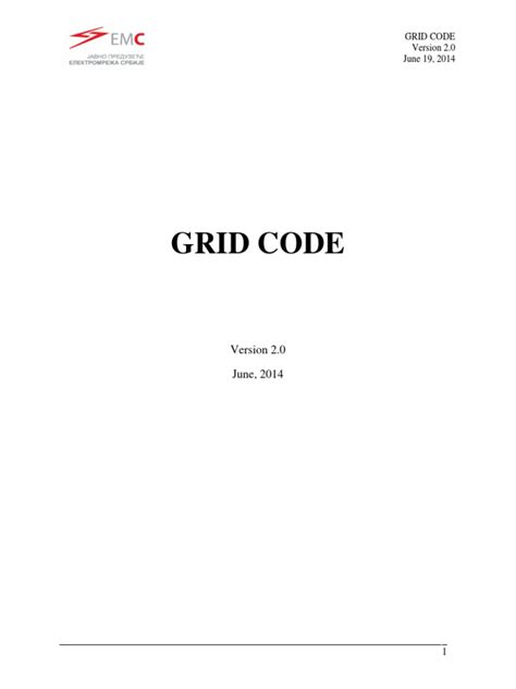 Grid Code Ver 20 Pdf Electrical Grid Electrical Substation