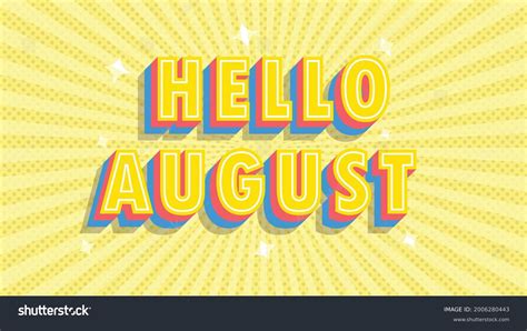 6889 August Words Stock Vectors And Vector Art Shutterstock