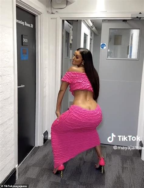Maya Jama Puts On A Sizzling Display As She Twerks In An Ab Flashing