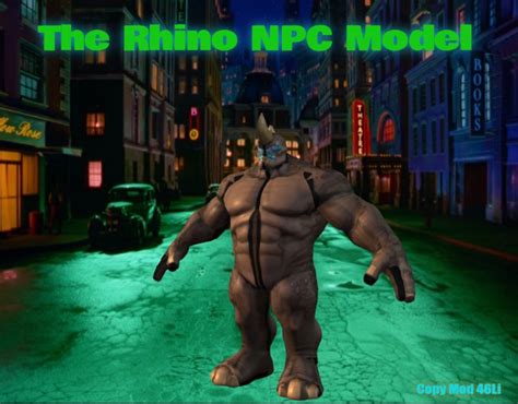 Second Life Marketplace The Rhino Npc Model