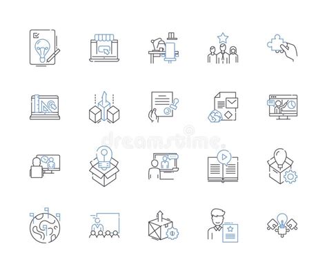 Marketing And Business Outline Icons Collection Marketing Business Advertising Promotion
