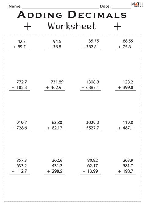 Adding Decimals Steps Examples And Diagram
