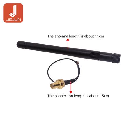 24g เสาอากาศพับบลูทูธโมดูล Wifi สําหรับ Esp8266 Esp32 เสาอากาศ Zigbee Sma ถึง Ipex Feeder Line