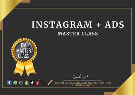 Master Class Instagram And Ads Coachzul