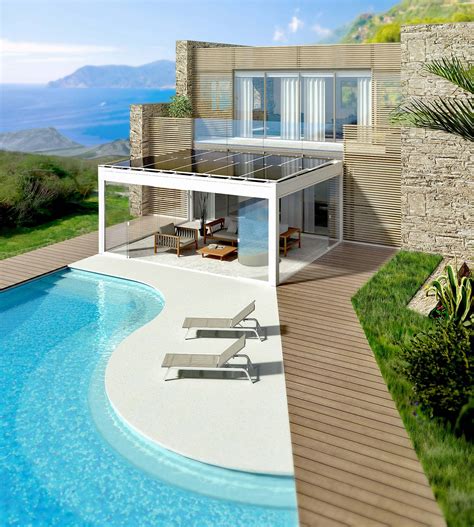 Naked Pergola For Solar Panels Shelter Outdoor