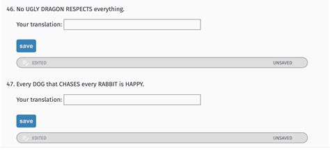solved translate the following statements into the language