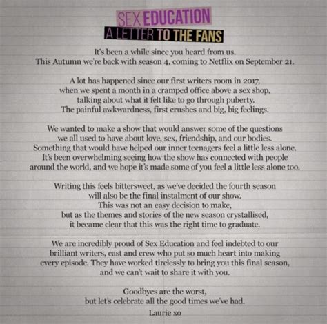 Sex Education Ending With Season At Netflix Watch Teaser Video