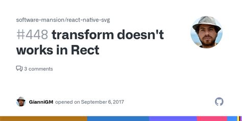 Transform Doesn T Works In Rect Issue Software Mansion React Native Svg Github
