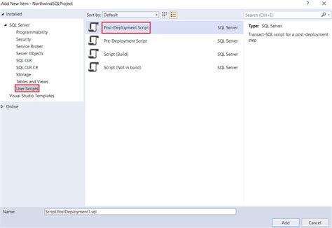 Create A Database Project From Existing Sql Database