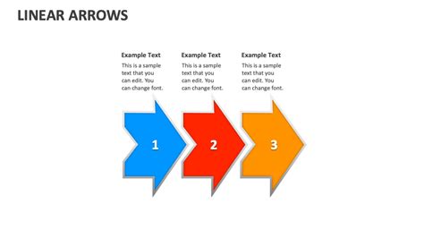 Linear Arrows Template For PowerPoint And Google Slides PPT Slides