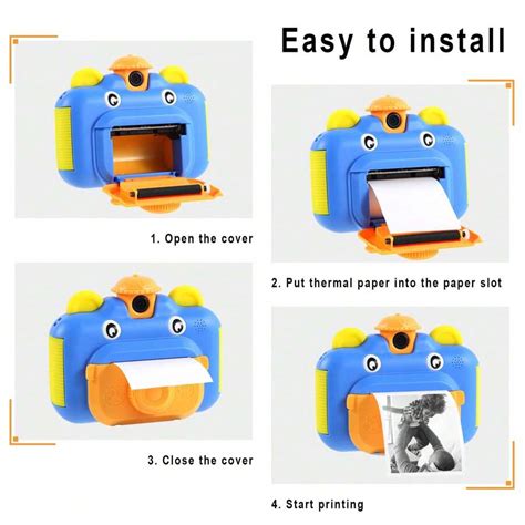Mini Thermal Printer No Sticky Paperthermal Photo Paper 57 X 30mm