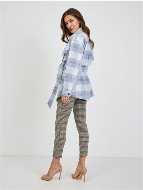 Bijelo Plava Enska Ko Ulja Jakna Na Kockice I Vezanje Orsay Orsay Hr Slu Beni E Shop Modne