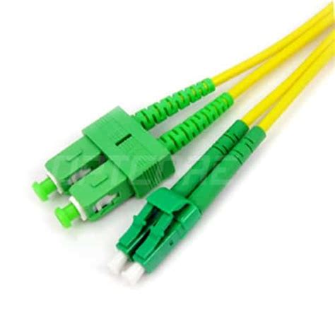 Lcapc Scapc Os2 Singlemode Duplex Fiber Optic Patch Cable