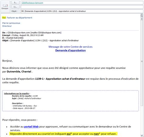 Approbations automatisées Document de référence Doc Octopus