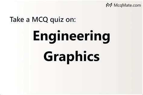 Engineering Graphics Online Practice Test