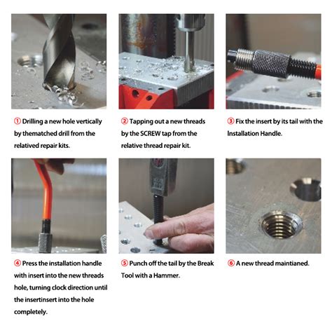 Export 131 Pieces Thread Repair Kit