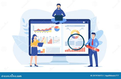 Data Analytics Dashboard Stock Illustration Illustration Of Analysis