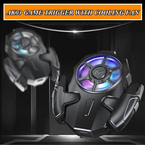 Ak03 Gamepad Radiator For Pubg L1r1 Mobile Phone Gamepad Joystick Controller Trigger Button For