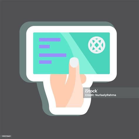 스티커 들고 명함 손 동작 기호에 적합합니다 편집 가능한 간단한 디자인 디자인 템플릿 벡터 간단한 기호 그림 가계에 대한 스톡