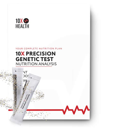 Precision Genetic Testing 10x Health Advanced At Home Wellness Testing