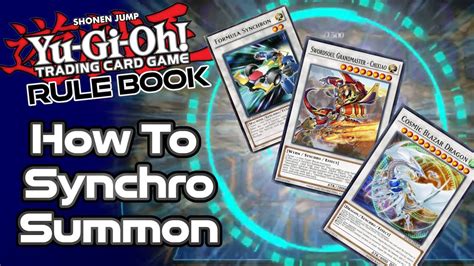 Yugioh Rule Book How To Synchro Summon What Is A Tuner Monsters