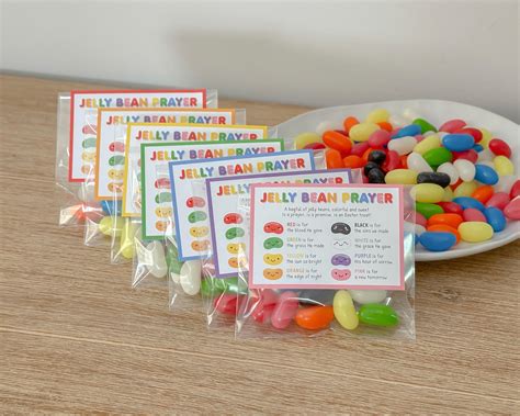 The Easter Jelly Bean Prayer Printable Pdf • Easter Jellybean Gospel
