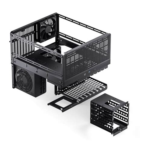 Jonsbo N5 Black Chassi Cube Svart Billig