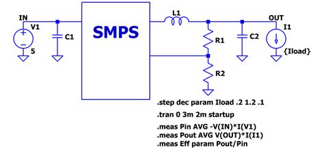 Ltspice Using Meas And Step Commands To Calculate Efficiency