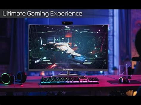 Sceptre Curved Gaming Monitor Up To Hz P R Ms Displayport X Hdmi X Blue Light