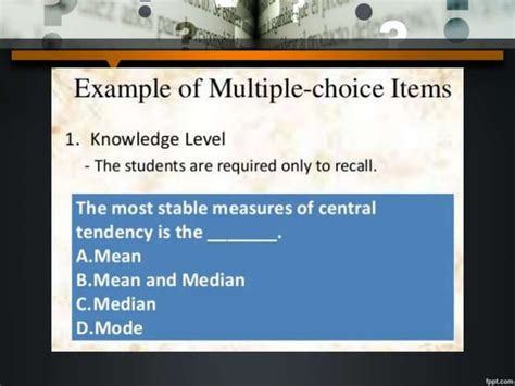 Objective Test Type PPTX Standardized Testing Educational Assessment