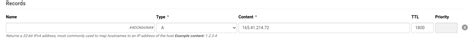 Adding An A Record To A Dns Template Dns Zone Realtime Register Knowledge Base