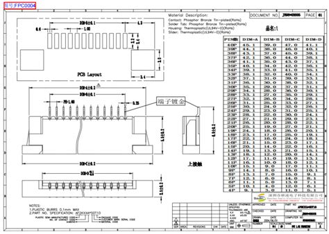 Smt Zif Fpc Cable Connector 1 0mm Pitch