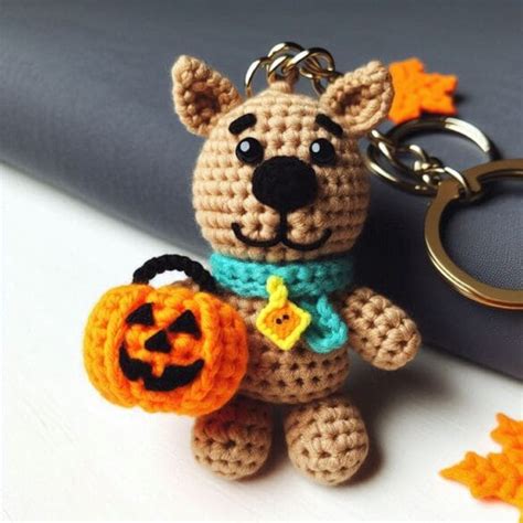 Scooby Doo Crochet Keychain