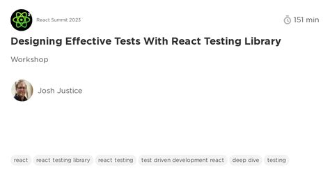 Designing Effective Tests With React Testing Library