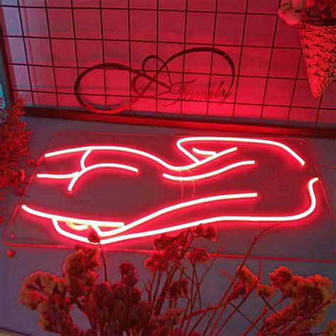 Sexy Woman S Back Led Neon Light Sex Lady Female Body Etsy