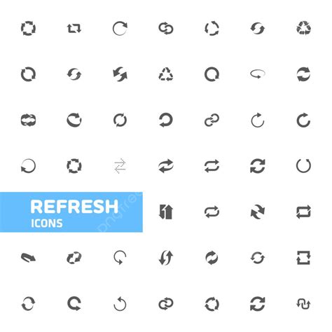 Refresh Vector Png Images Refresh Icons Set Vector Set Pictogram Refresh Png Image For Free