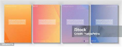 최소한의 커버 벡터 설계 기하학적 하프톤 그라데이션 제목 페이지 레이아웃 컬렉션입니다 하프톤 라인 텍스처 북 커버 사각형 포스터 배경 템플릿 0명에 대한 스톡 벡터 아트 및